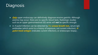 Gastritis And peptic ulcer disese | PPTX