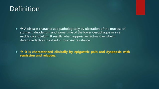 Gastritis And peptic ulcer disese | PPTX