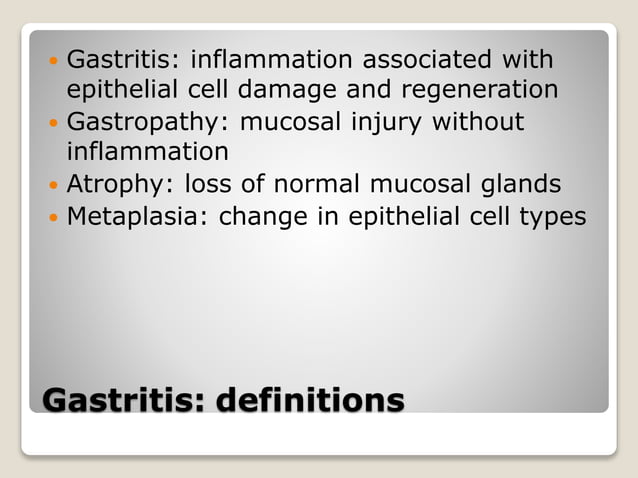 Topic: Gastritis Nursing Lecture ppt.ppt | Digestive Disorders ...