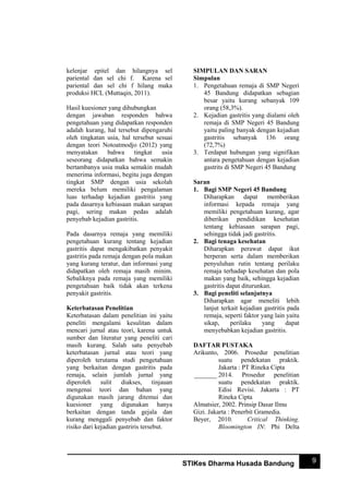 Gastritis remaja | PDF