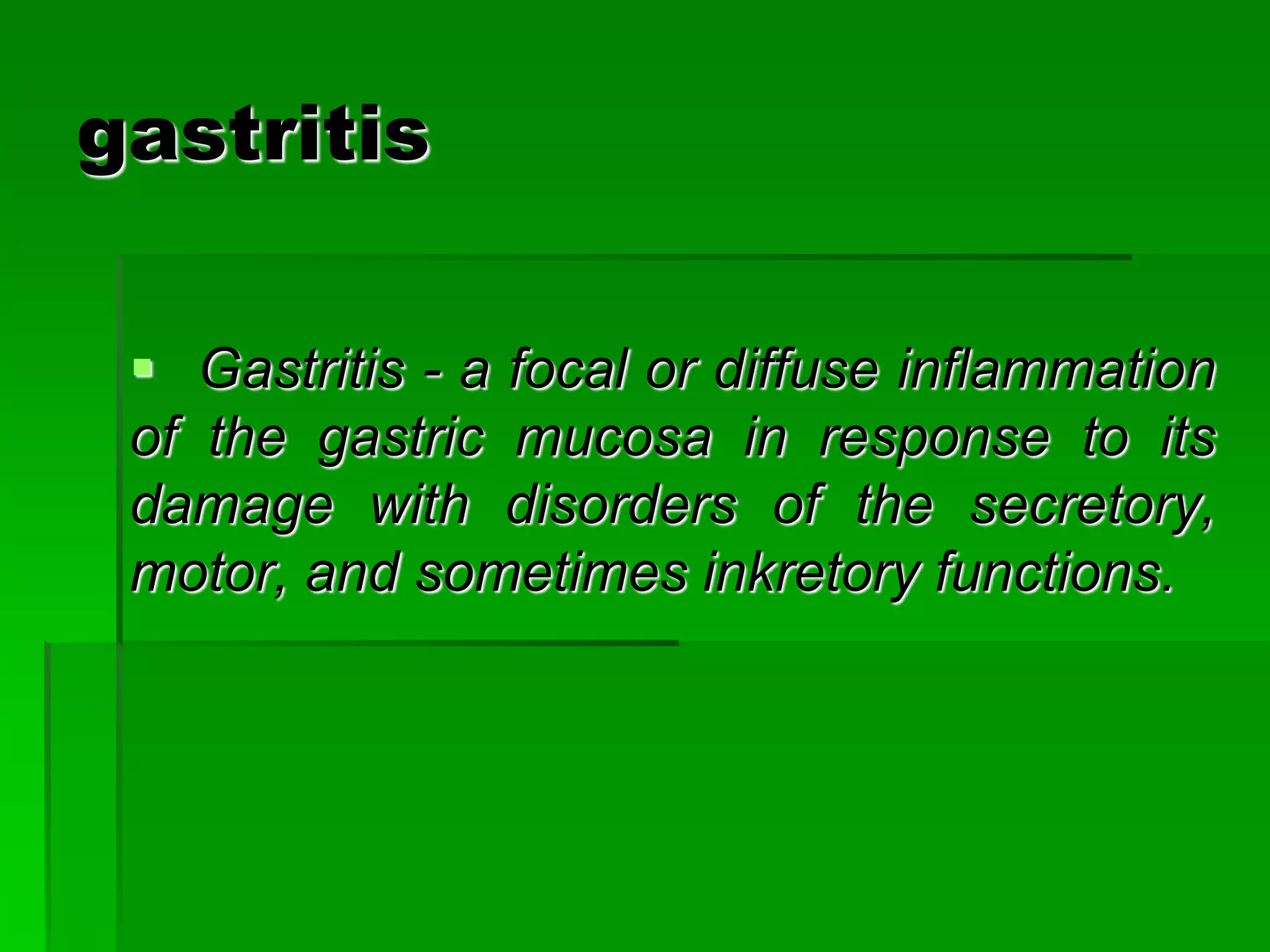 Gastritiss | PPT | Free Download