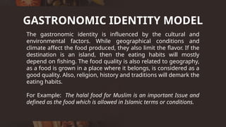 Chapter 1 - Introduction to Gastronomic Tourism | PPTX