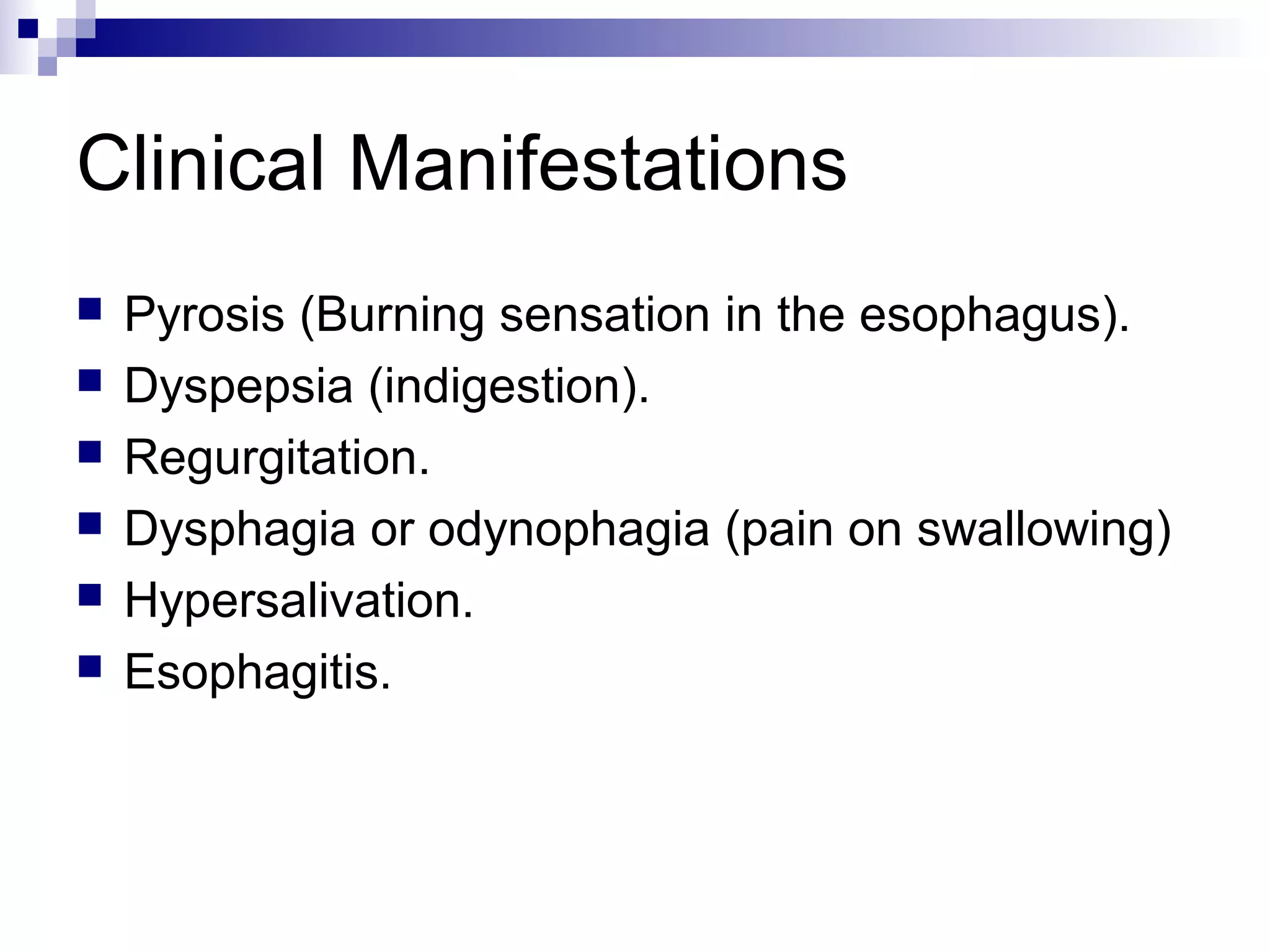 Gastro esophageal reflux disease (GERD) | PPT