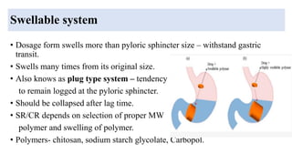 Gastro retentive drug delivery system slideshare | PDF