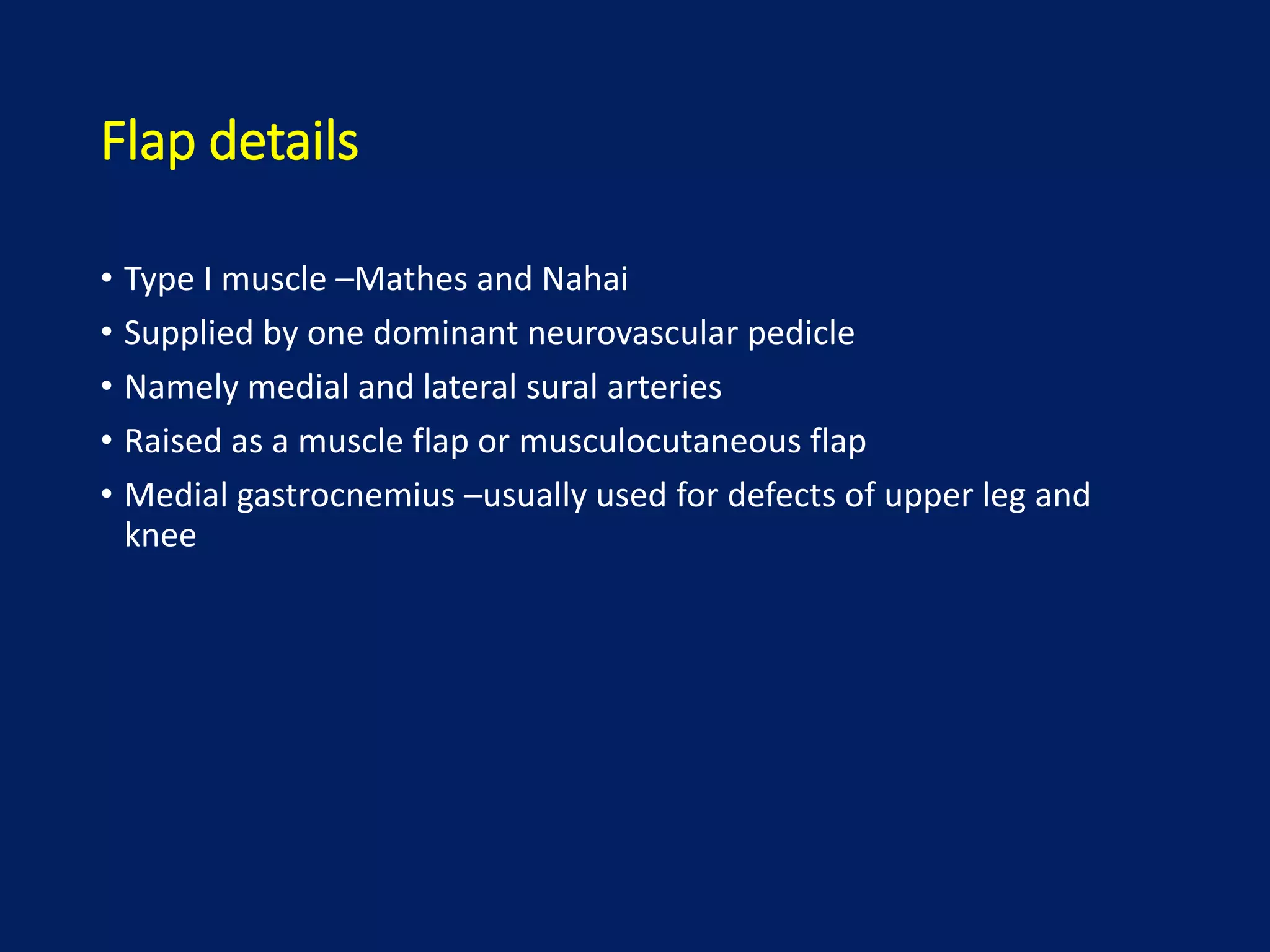 Gastrocnemius flap | PPTX