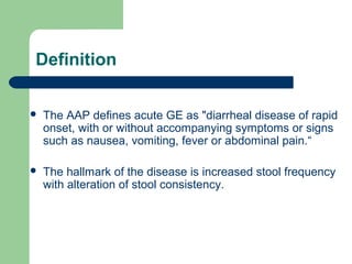 Gastroenteritis | PPT
