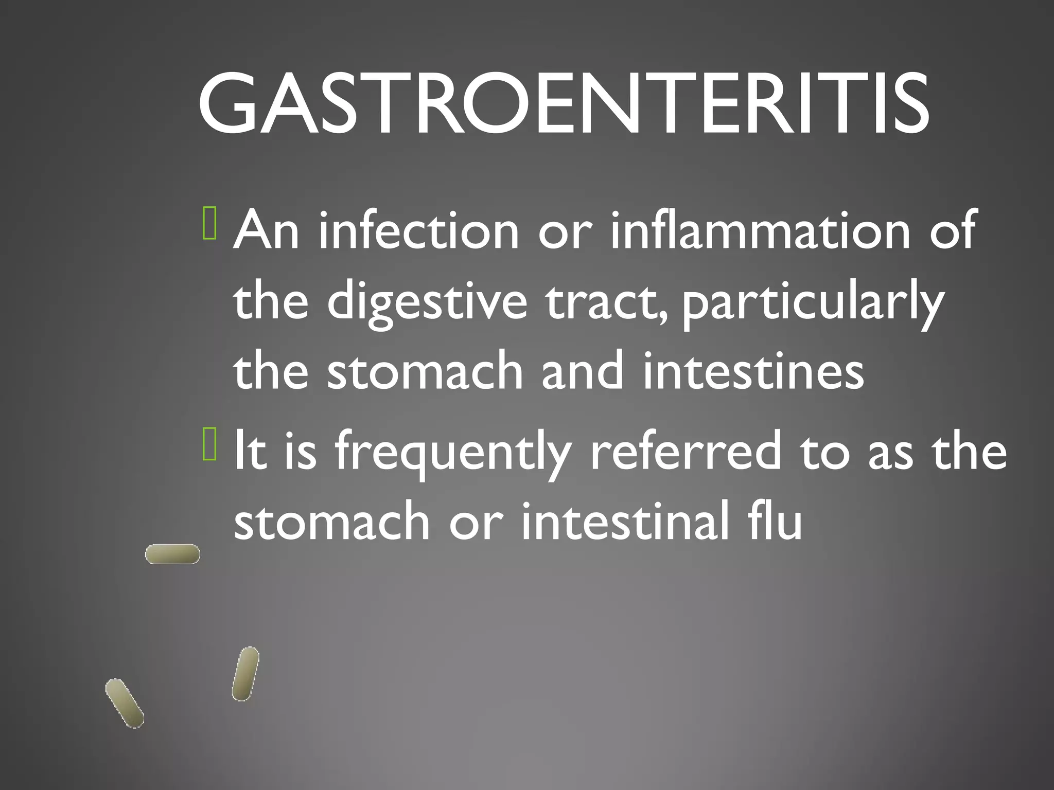 Gastroenteritis | PPT