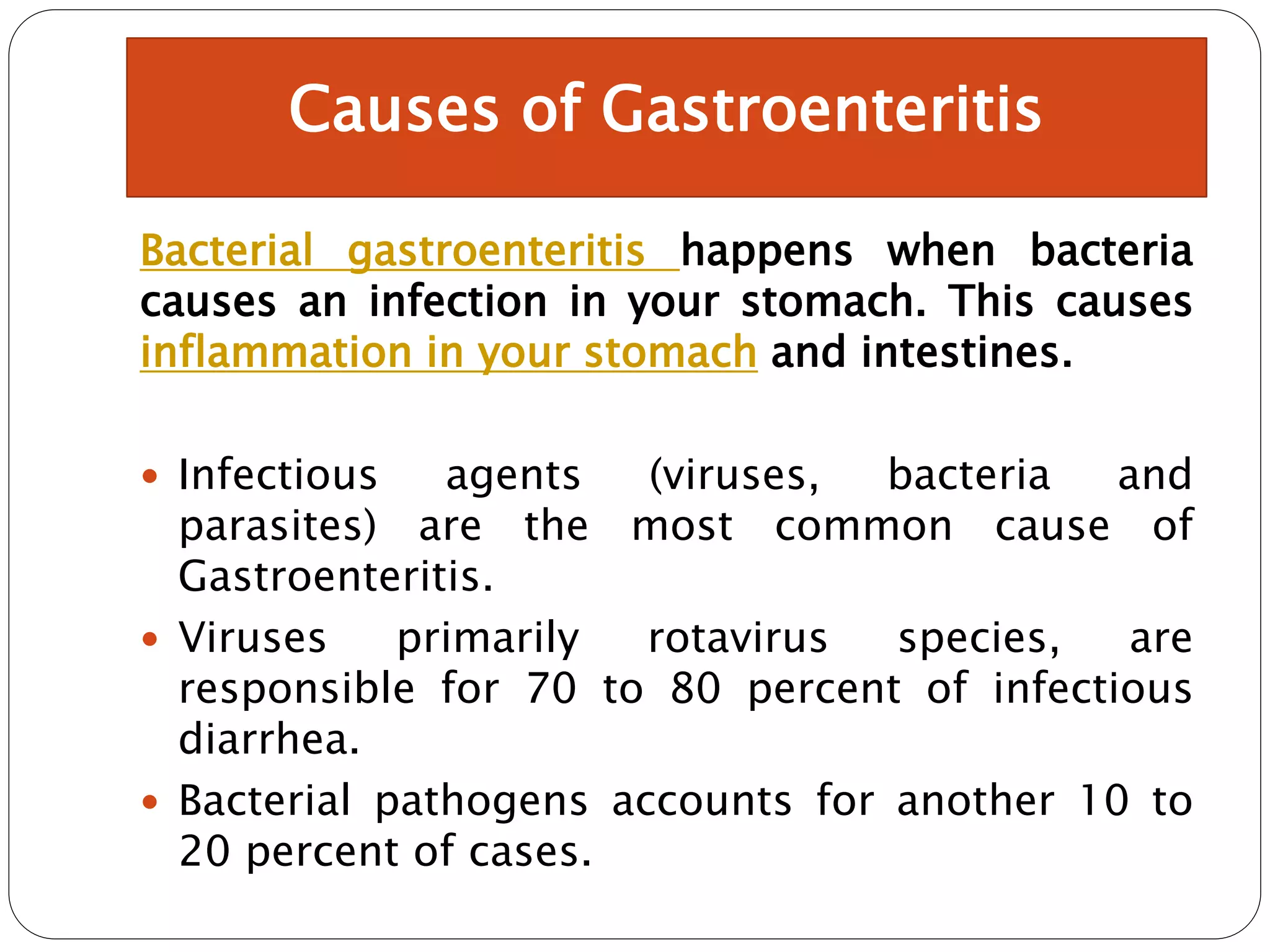 Gastroenteritis | PPTX