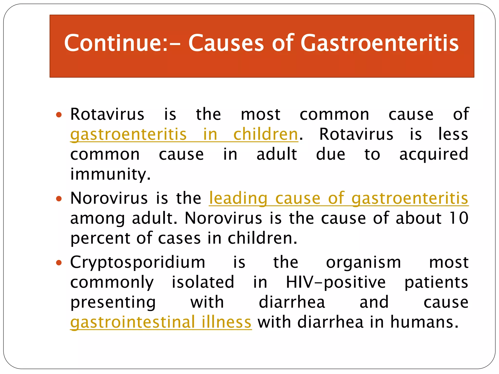 Gastroenteritis | PPTX