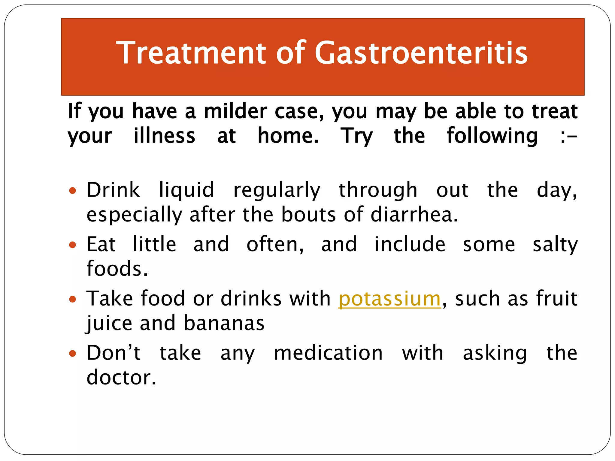 Gastroenteritis | PPTX