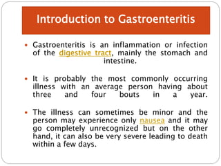 Gastroenteritis | PPTX