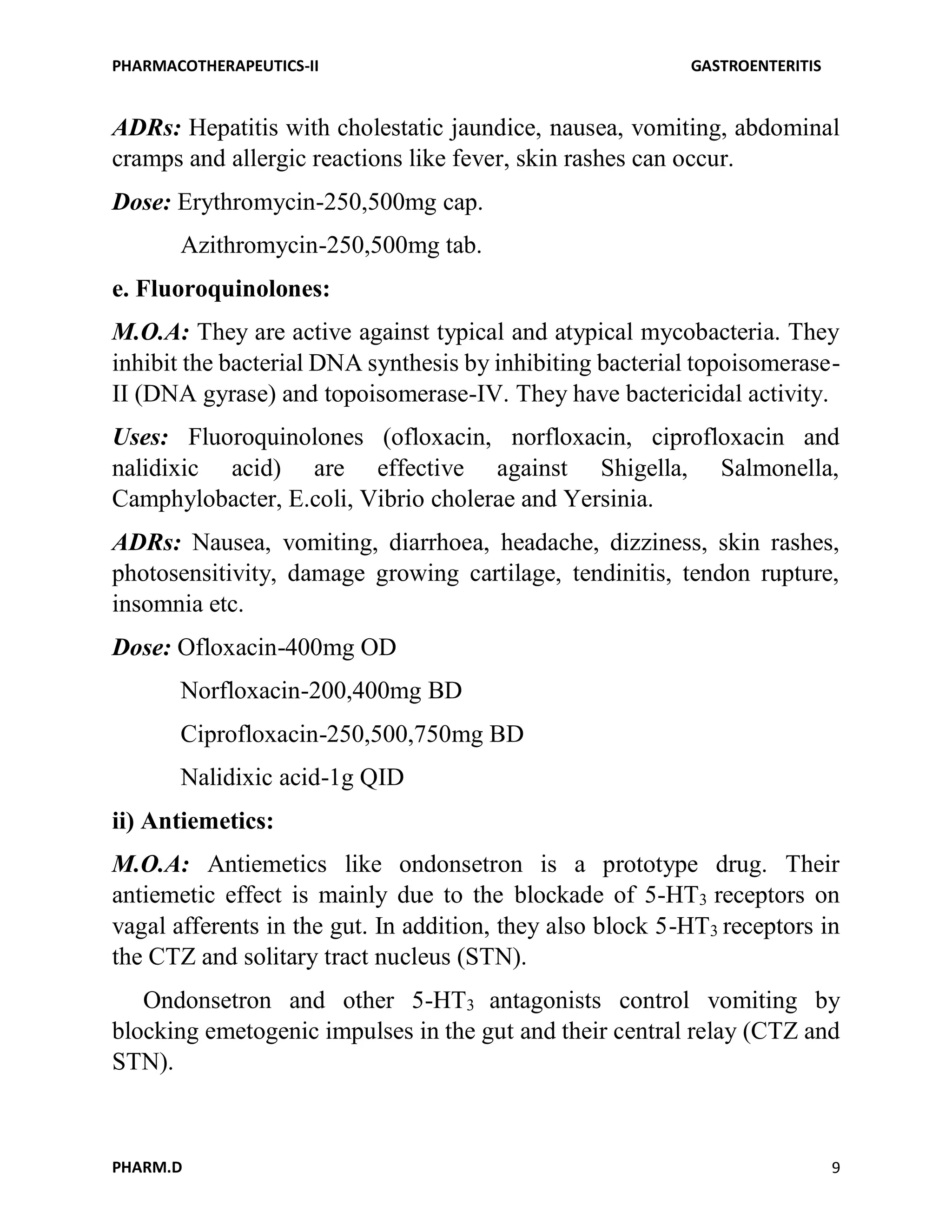 Gastroenteritis | PDF