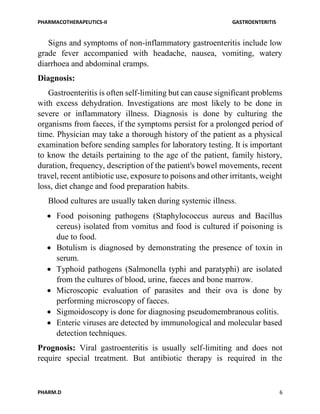 Gastroenteritis | PDF