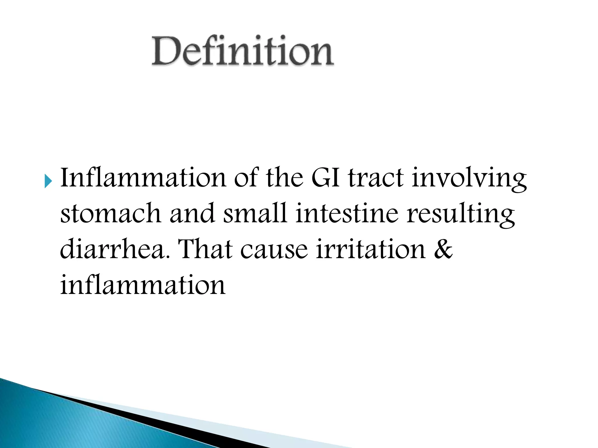 Gastroenteritis | PPTX