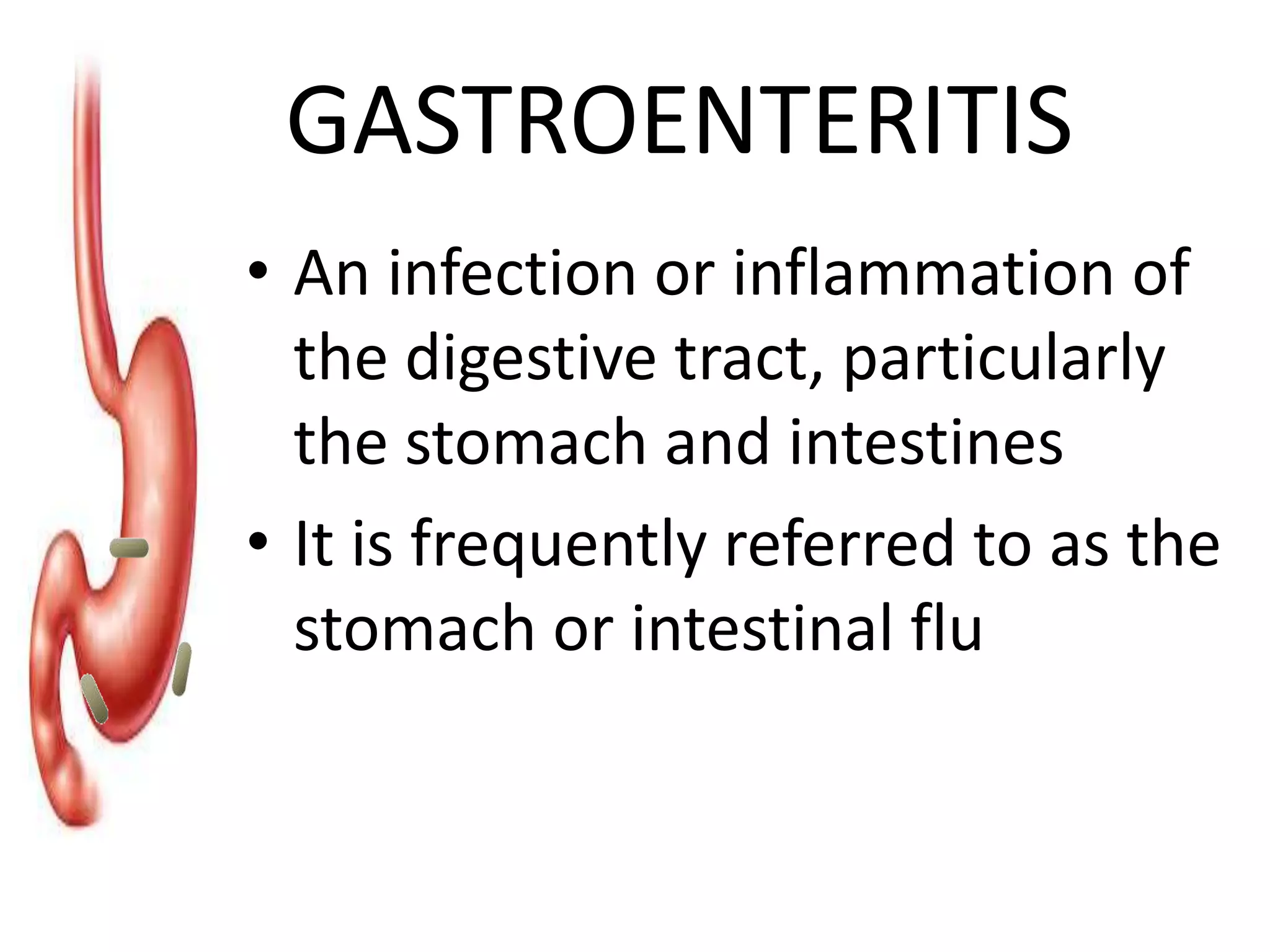 Gastroenteritis | PPTX | Digestive Disorders | Diseases and Conditions