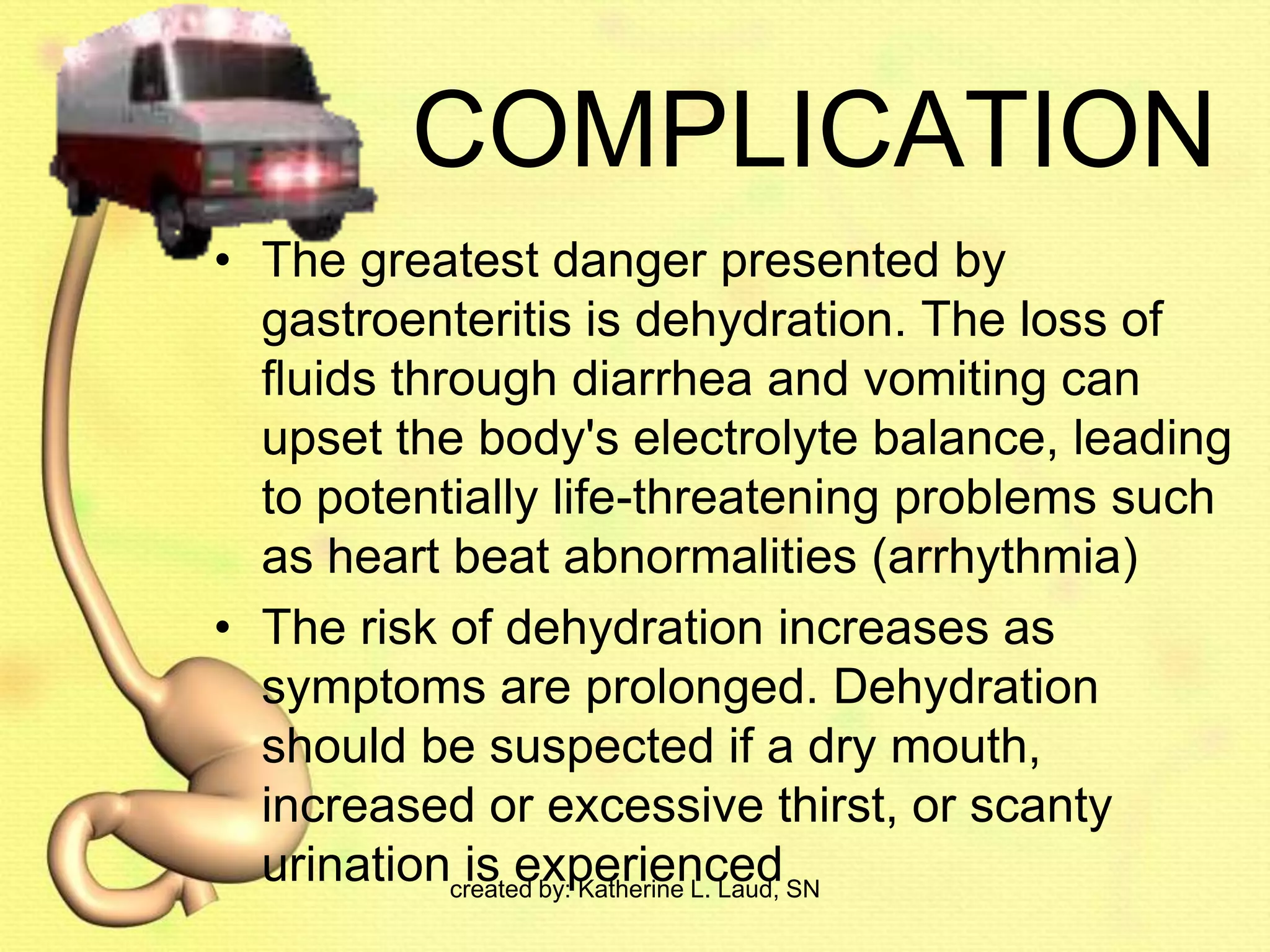 Gastroenteritis ppt | PPTX