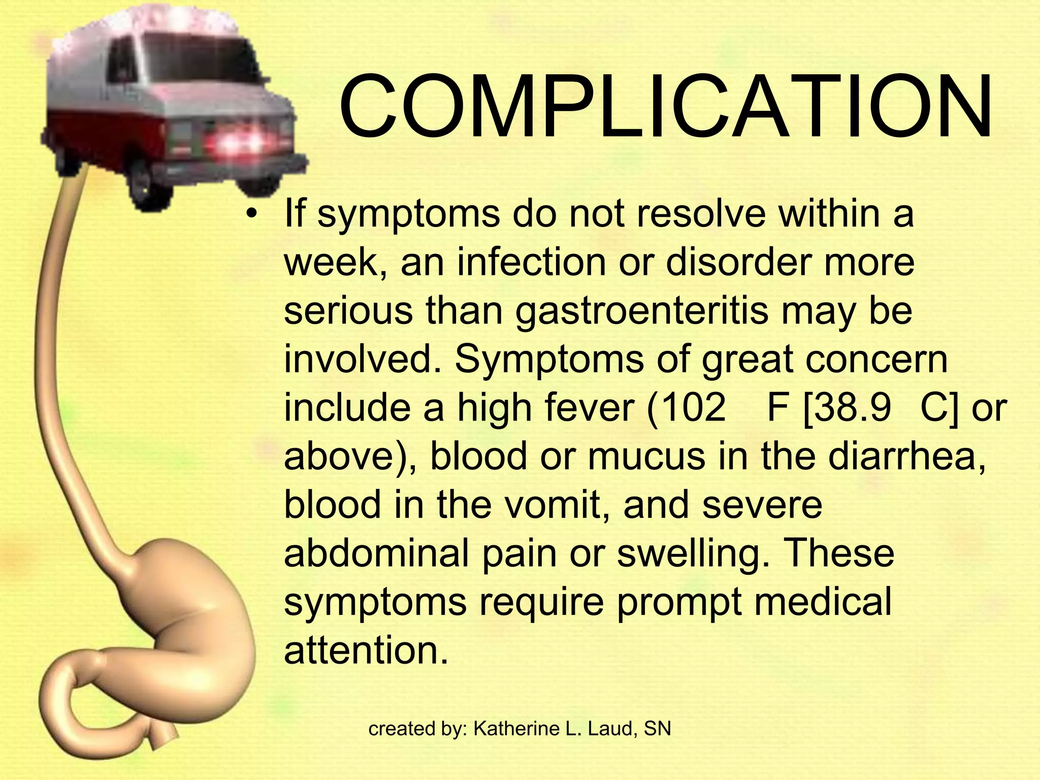 Gastroenteritis ppt | PPTX