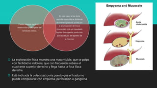 CÁLCULOS BILIARES y COLECISTITIS AGUDA Y CRÓNICA | PPTX