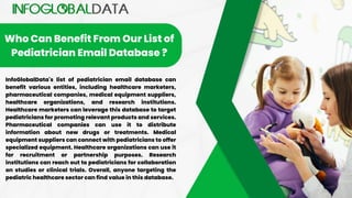 Why Choose Pediatricians Email And Mailing List From InfoGlobalData | PPT