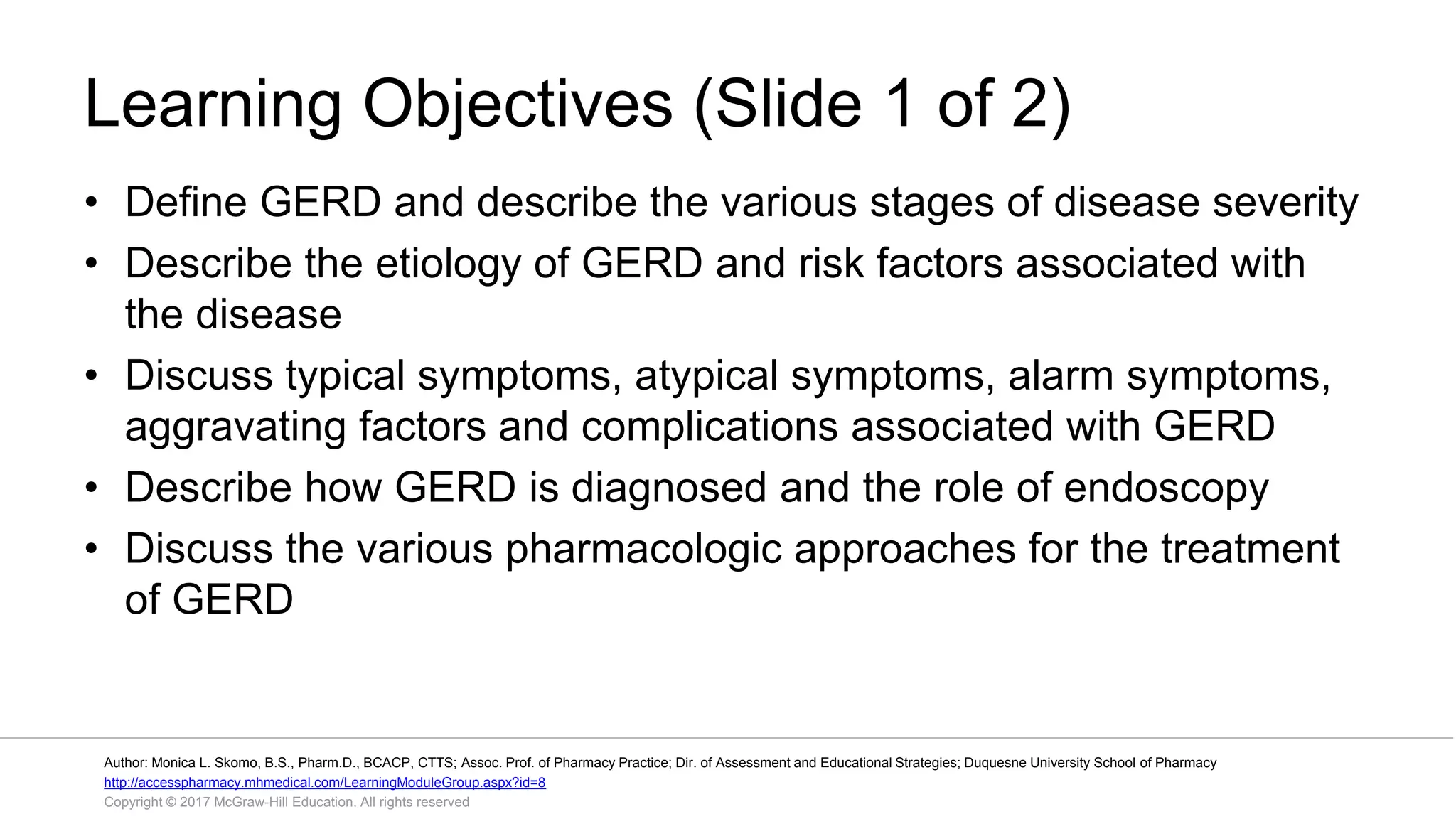Gastroenterology - 01. Gastroesophageal Reflux Disease (Courses in ...