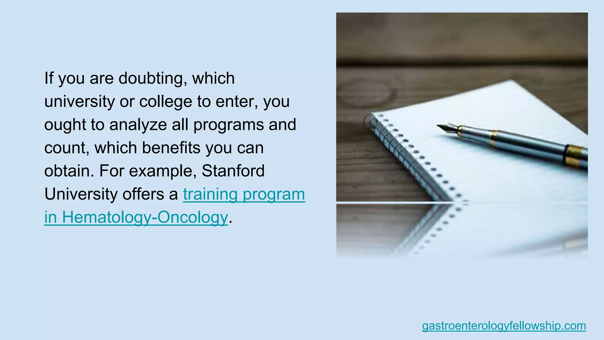 Writing Interventional Gastroenterology Fellowship Personal Statement ...