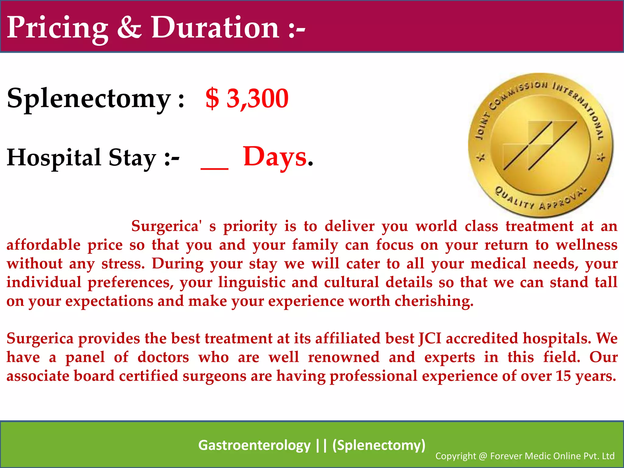 Gastroenterology ( splenectomy) | PPT