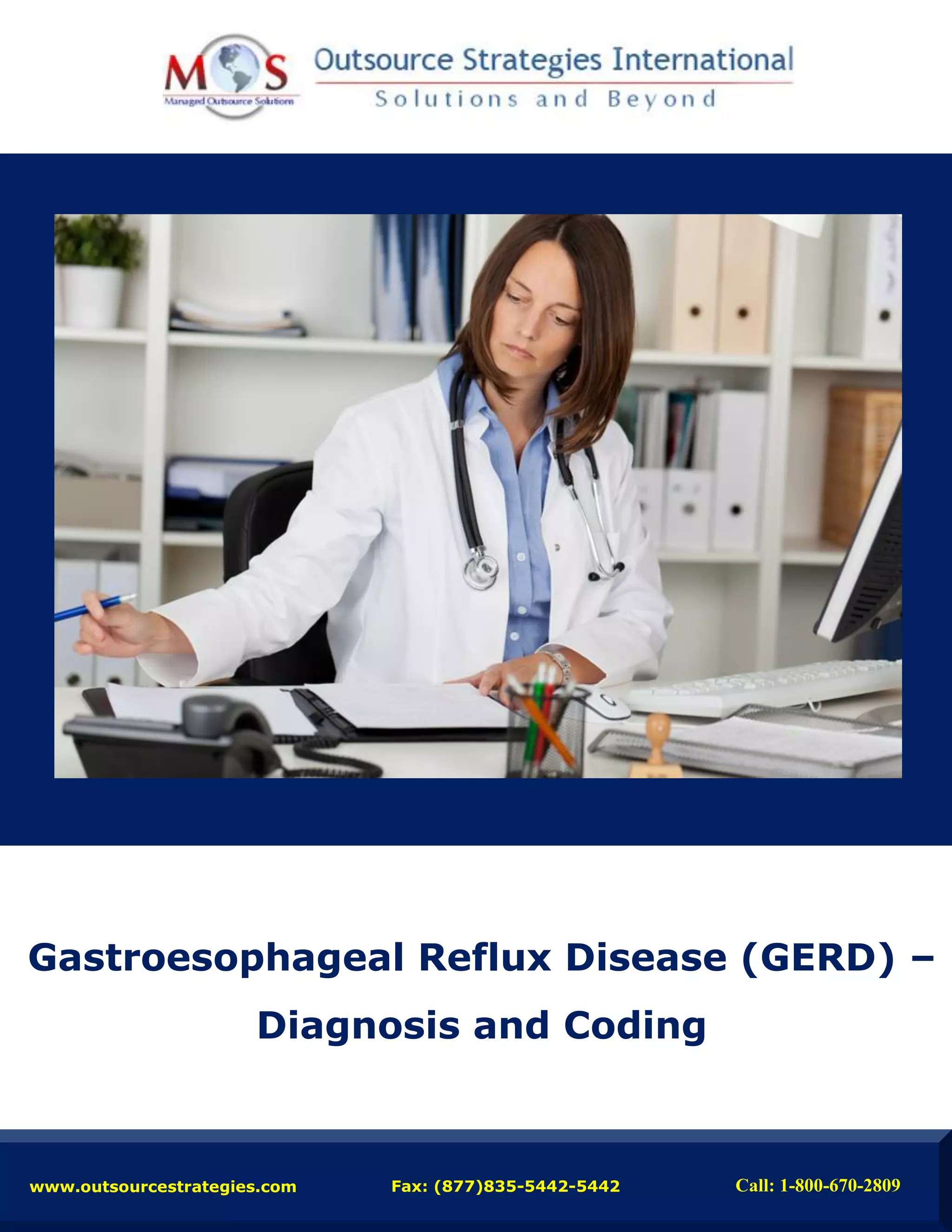 Gastroesophageal Reflux Disease (GERD) – Diagnosis and Coding | PDF
