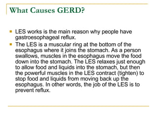 Gastroesophageal Reflux Disease, | PPT