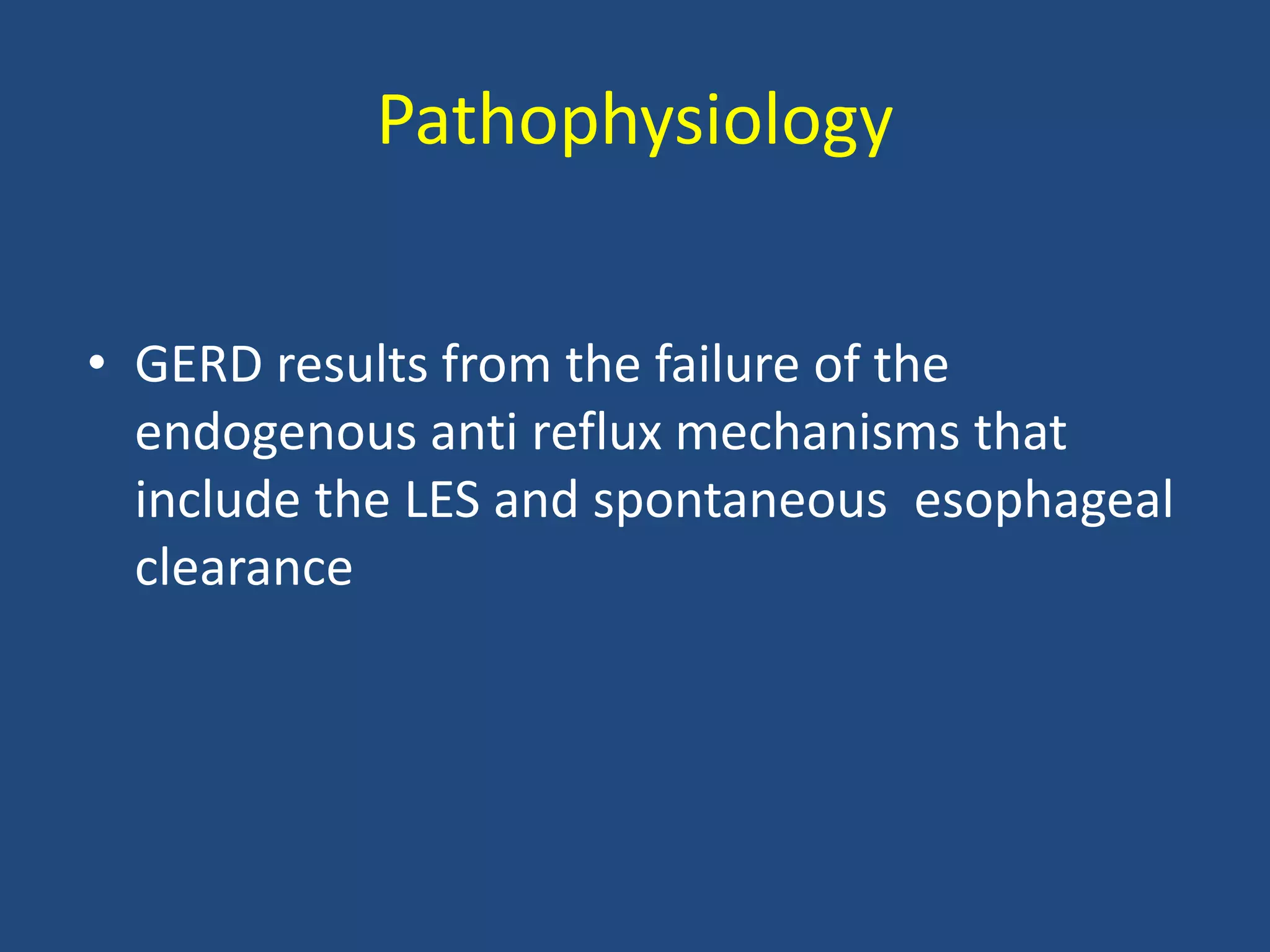 Gastro esophageal reflux disease | PPTX | Digestive Disorders ...