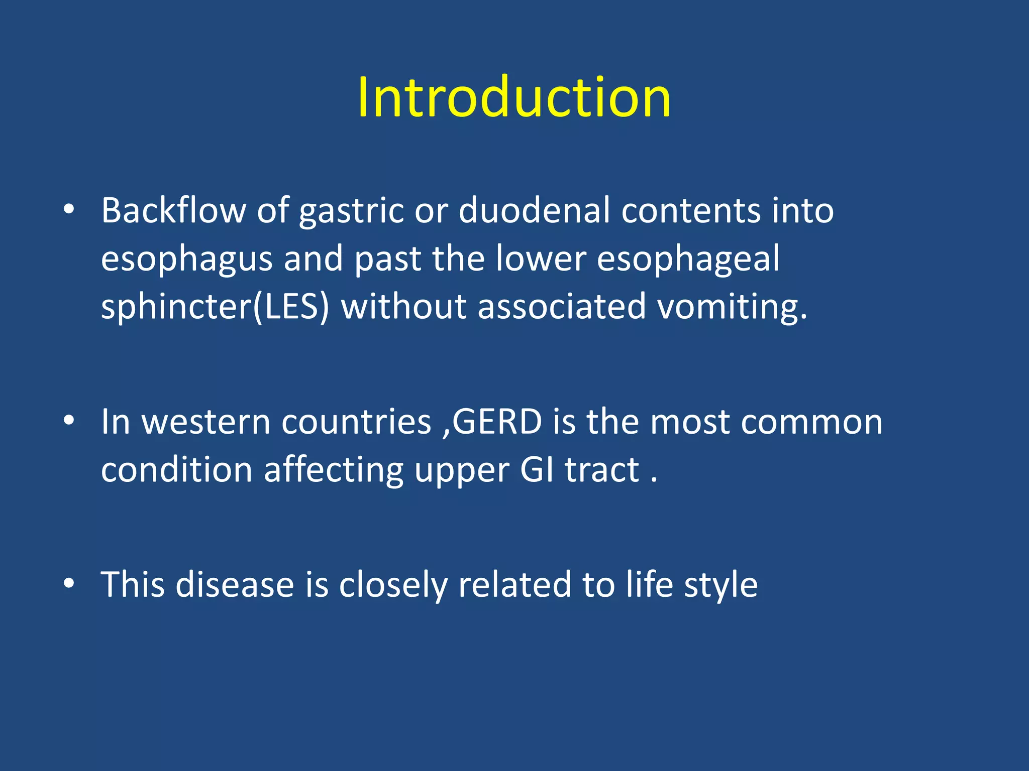 Gastro esophageal reflux disease | PPTX