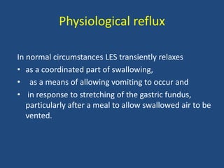 Gastro esophageal reflux disease | PPTX