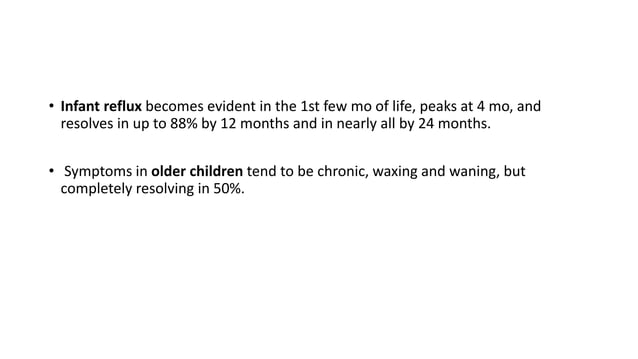 Gastroesophageal reflux disease pediatrics | PPTX | Parenting Babies ...