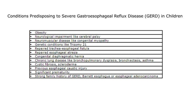 Gastroesophageal reflux disease pediatrics | PPTX | Parenting Babies ...