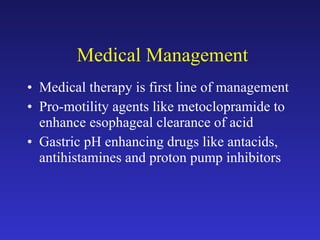 Gastroesophageal Reflux Disease Pathophysiology and Treatment | PPT ...