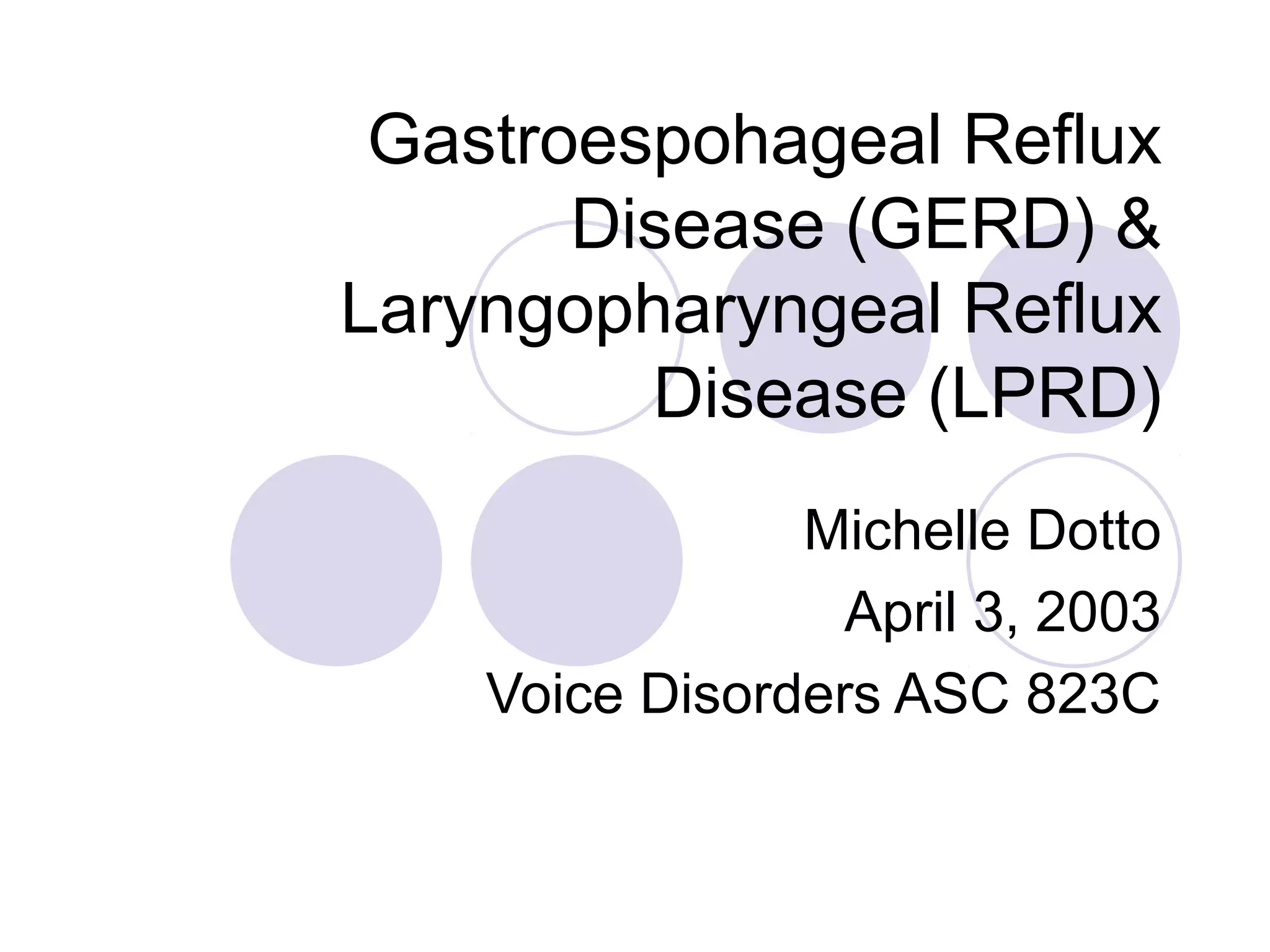 Gastroespohageal reflux disease (gerd) amp.ppt;amp.ppt ...