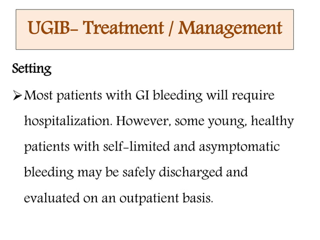 GASTROINTESTINAL-BLEEDING.ppt | Digestive Disorders | Diseases and ...