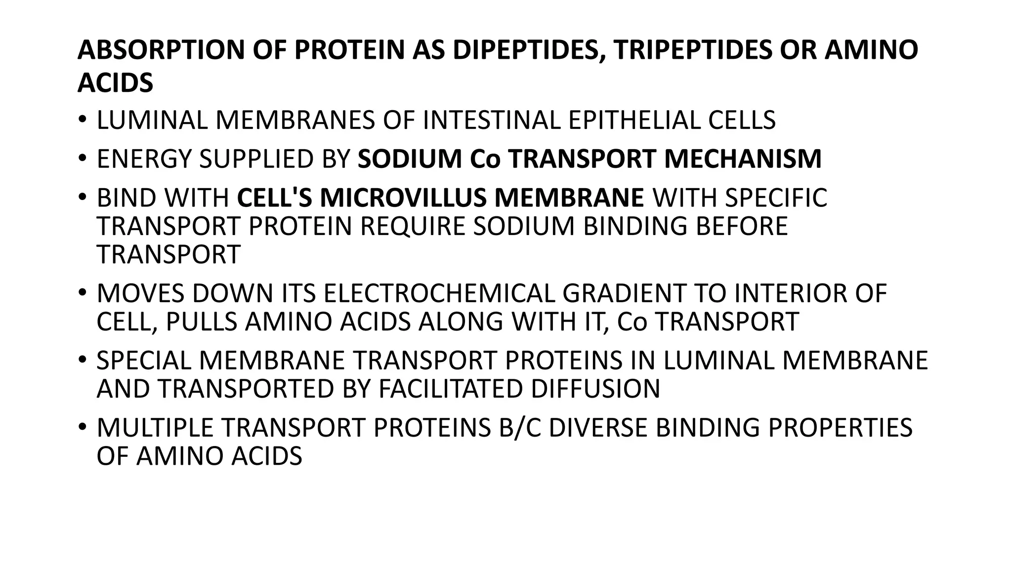 Gastrointestinal absorption | PPTX