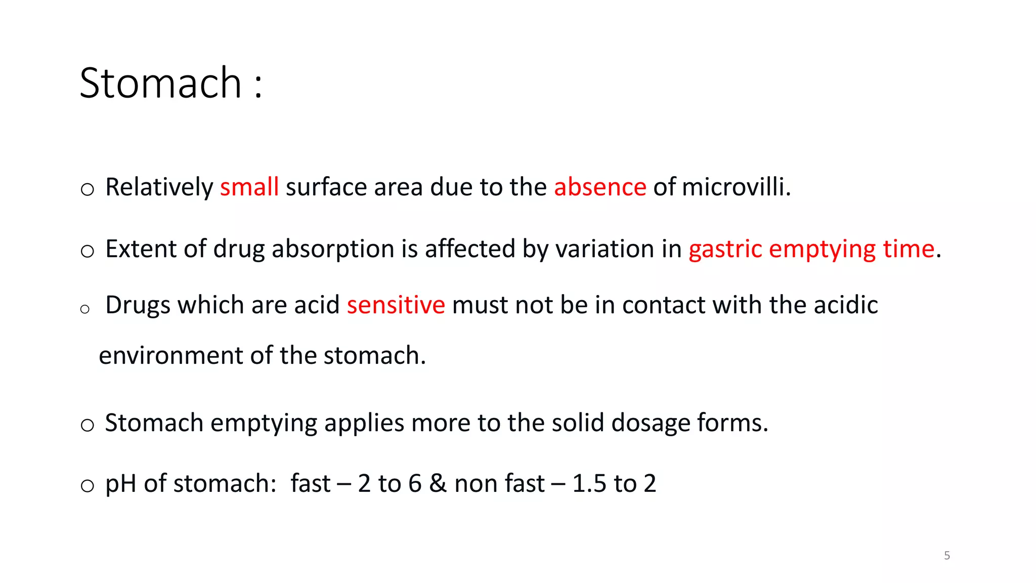 Gastrointestinal absorption of drugs | PPTX