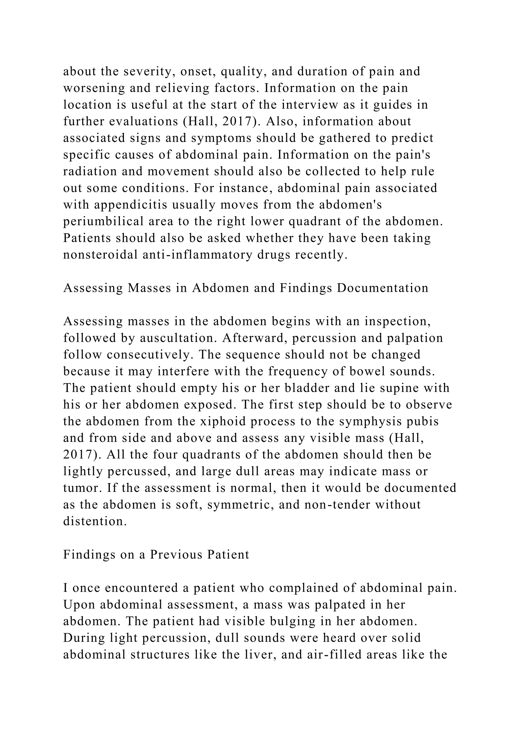 GastrointestinalAcute abdominal pain often represents a spectrum.docx
