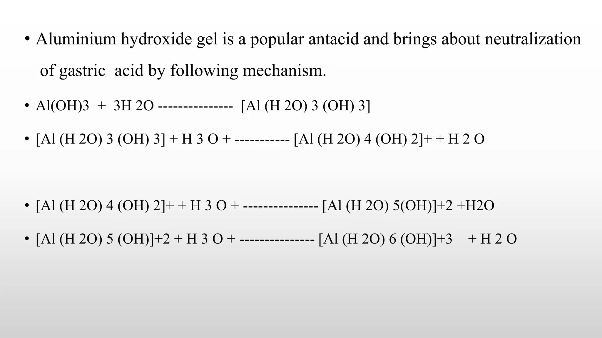 Gastrointestinal agents.Pharmaceutical Inorganic chemistry UNIT-III ...