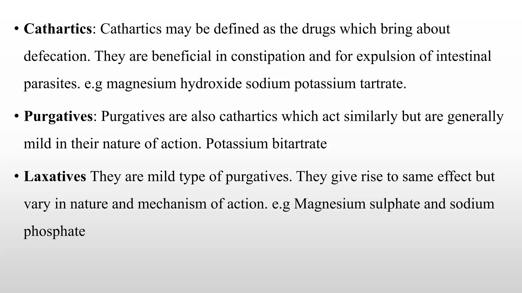 Gastrointestinal agents.Pharmaceutical Inorganic chemistry UNIT-III ...