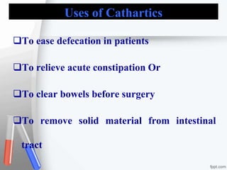 Gastrointestinal agents _ Cathartics.ppt
