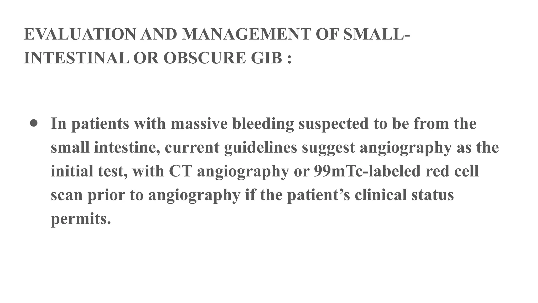 Approach and management of Gastro Intestinal Bleeding.pptx