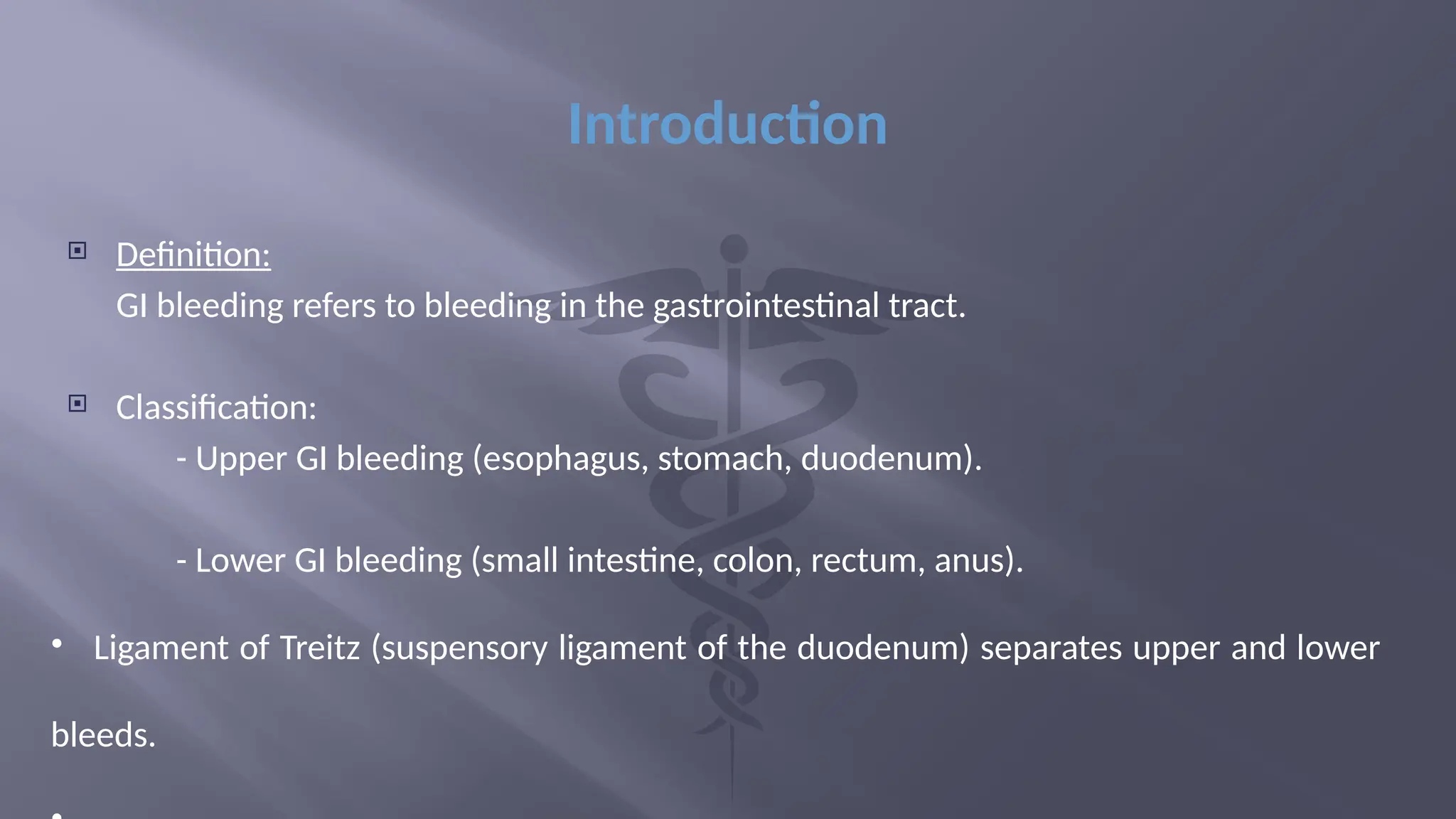 CLINICAL APPROACH TO GASTRO INTESTINAL BLEEDING | PPTX