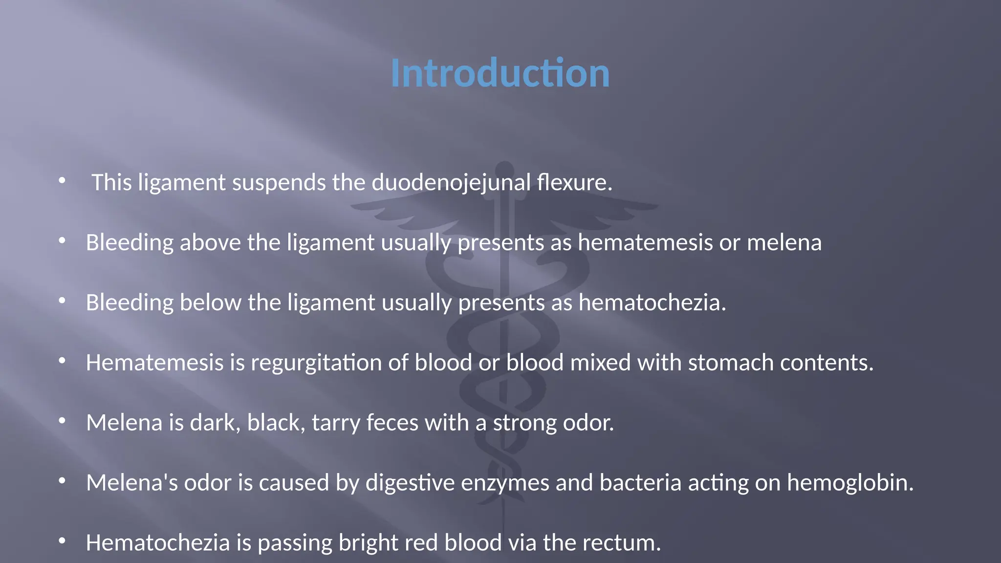 CLINICAL APPROACH TO GASTRO INTESTINAL BLEEDING | PPTX