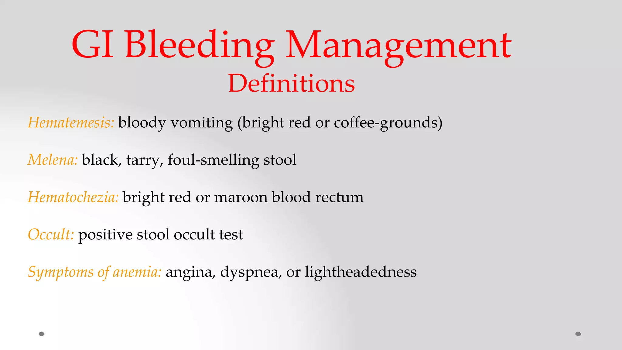 Gastrointestinal bleeding by kk | PPT