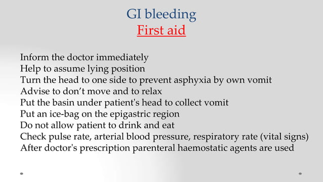 Gastrointestinal bleeding by kk | PPT