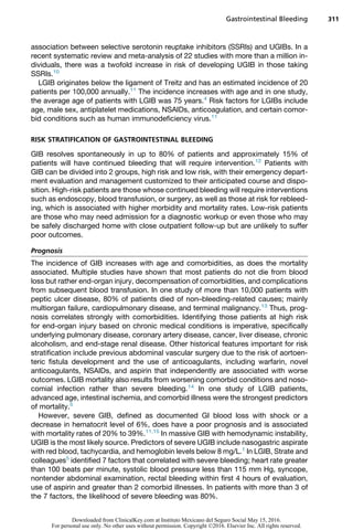 Gastrointestinal bleeding emerg med clin n am 2016 | PDF