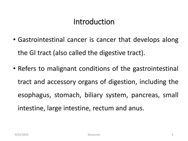 Gastro intestinal cancer by Azu and Dere (1) (4).pptx