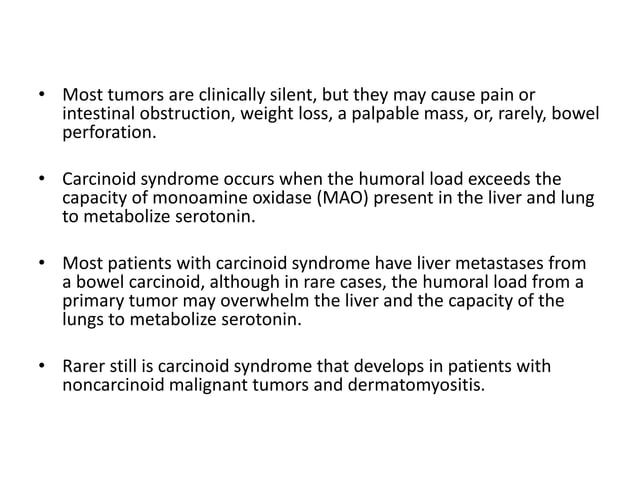 Gastrointestinal carcinoids | PPT